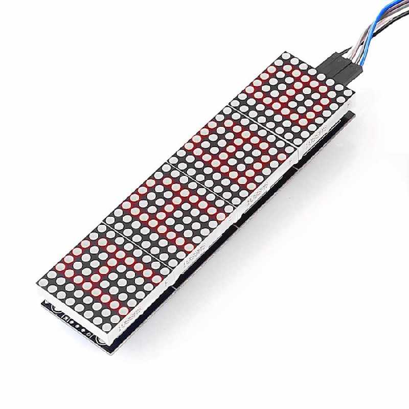 LED Dot Matrix Module Hailege 2pcs MAX7219 8x8 Dot Matrix LED Modules ...