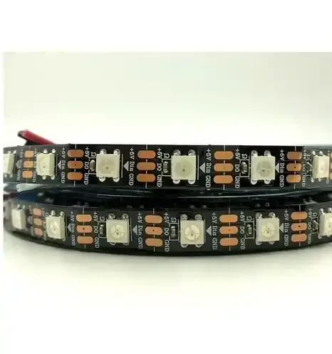 WS2811 Adreslenebilir RGB Şerit Led- 60 led - IP20 - (5m - 300 Led ...